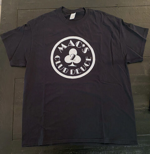 “Classic” (B&W) MED – Mac’s Club Deuce Tee | Mac's Club Deuce ♣
